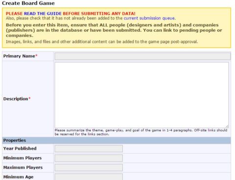 How to List Your First Game on Board Game Geek