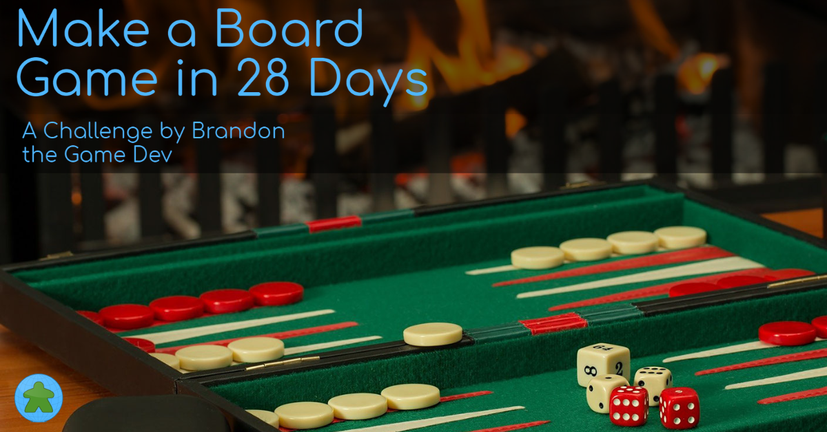 Make a Board Game in 28 Days: A Challenge by Brandon the Game Dev